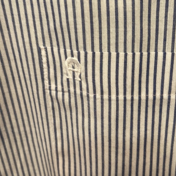 Etienne Aigner | Shirts | Vintage Etienne Aigner Blue Pinstripe Mens ...